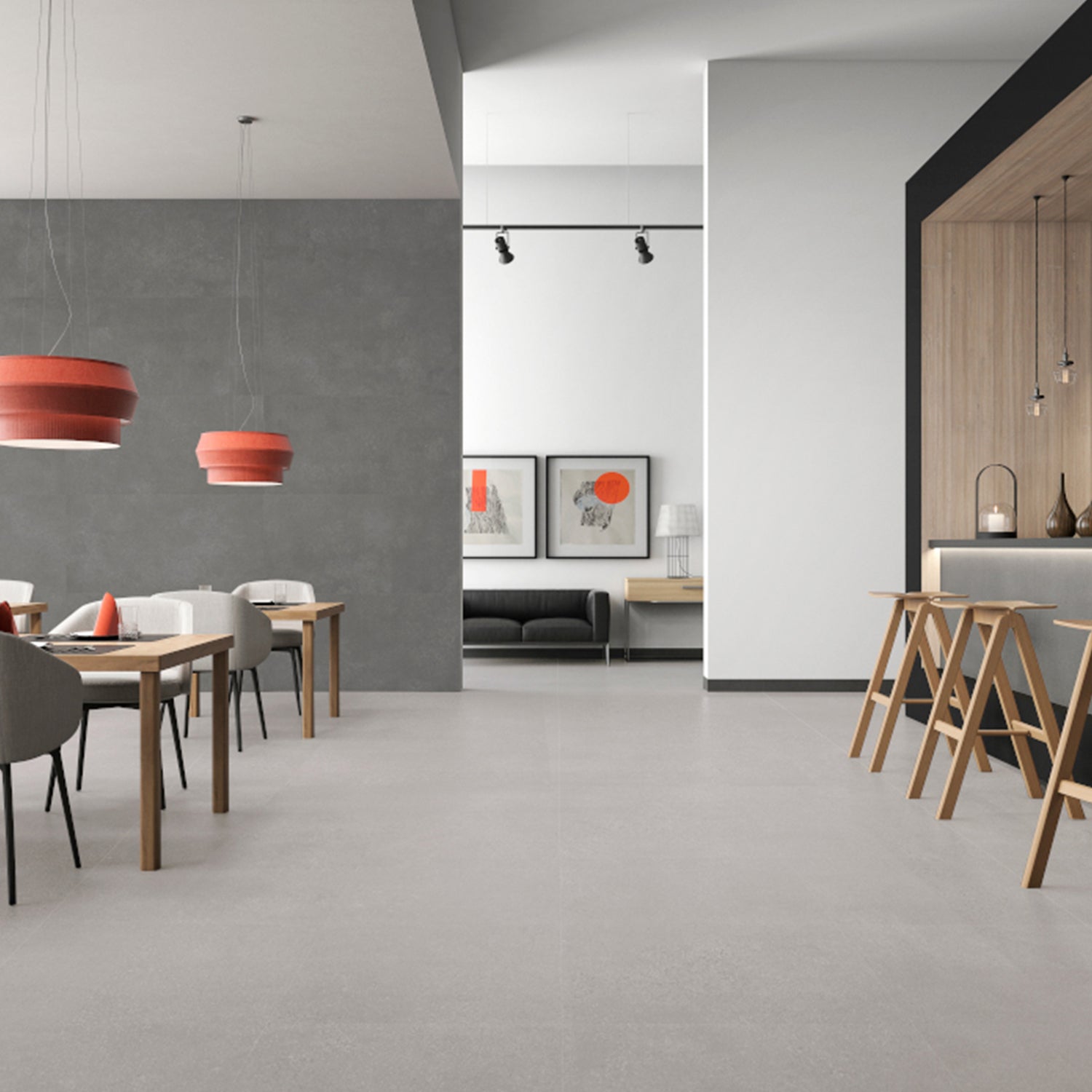 PISO CERAMICO CITY GREY 60X60 (CAJA 1.80 M2 CONTIENE 5PZAS)