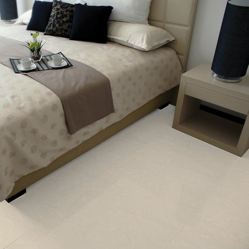 PISO PORCELANICO TOSCANA 80 PLUS MICROSELLADO MARFIL 80X80 (CAJA 1.92